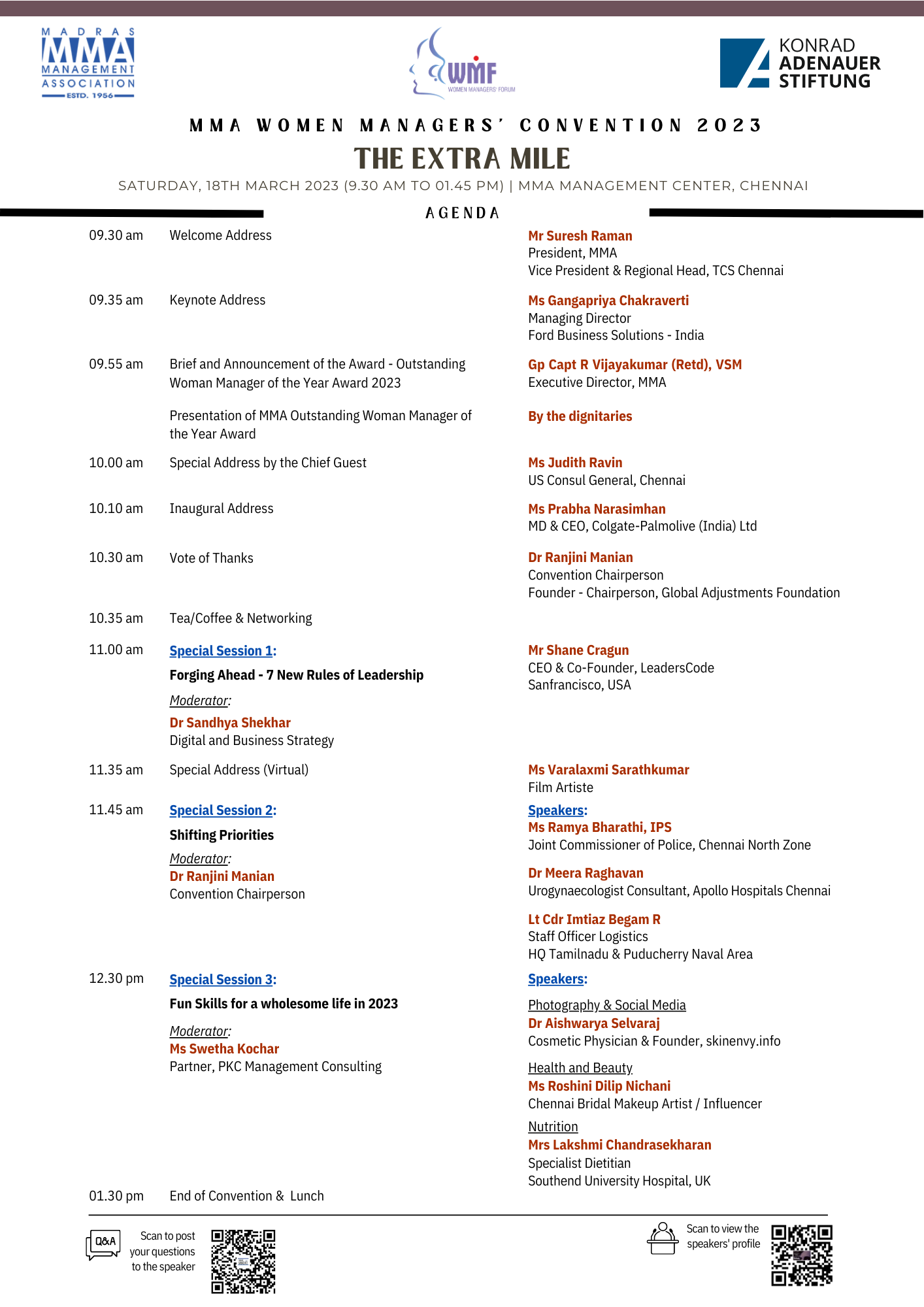 MMA Women Managers’ Convention 2023 – Business Mandate